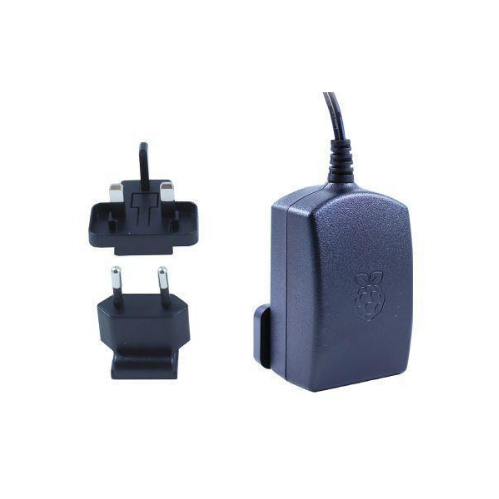 Official Raspberry Pi Power Supply - 2.5A UK & EU Power Supply Unit ...