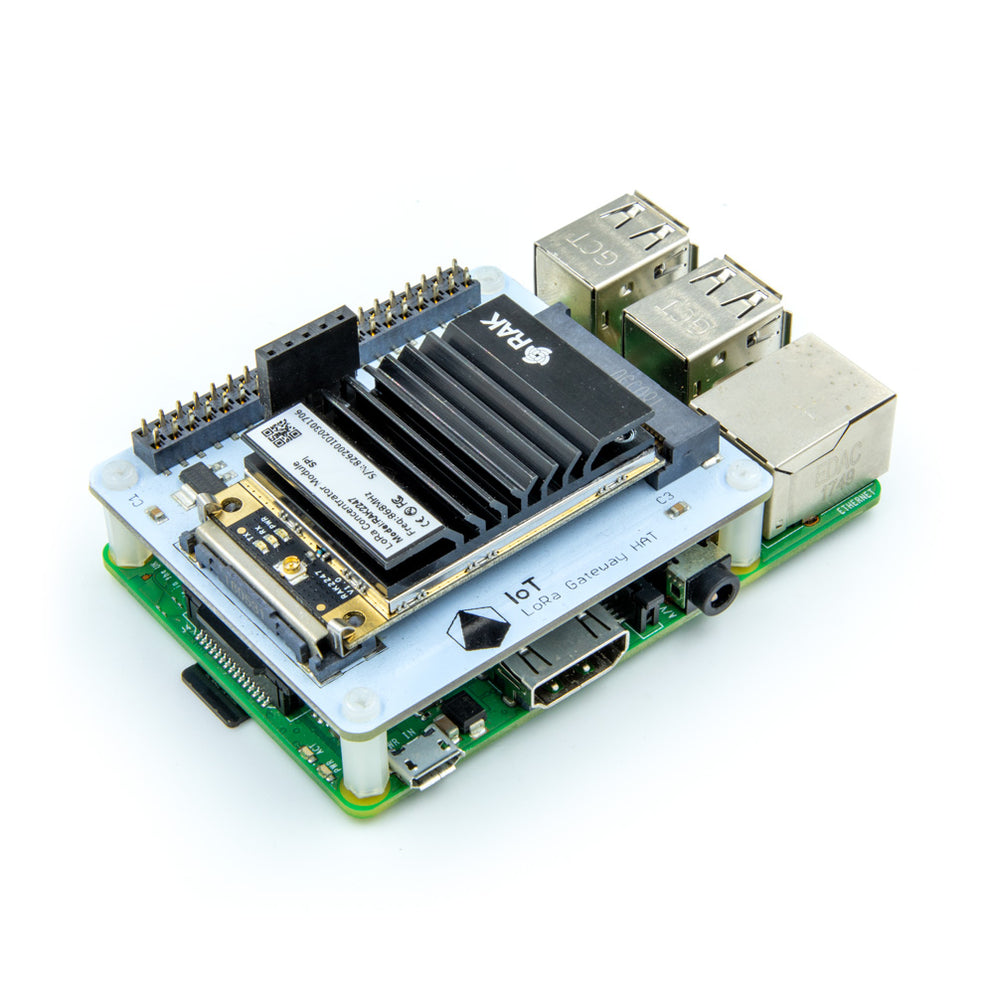 IoT Gateway HAT for Raspberry Pi (868MHz/915MHz) with LoRa® — Pi Supply