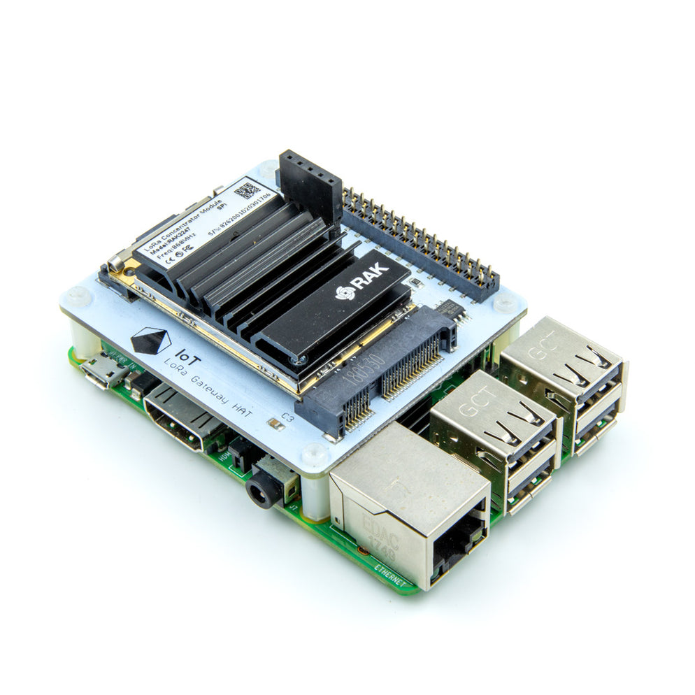 IoT Gateway HAT for Raspberry Pi (868MHz/915MHz) with LoRa® — Pi Supply