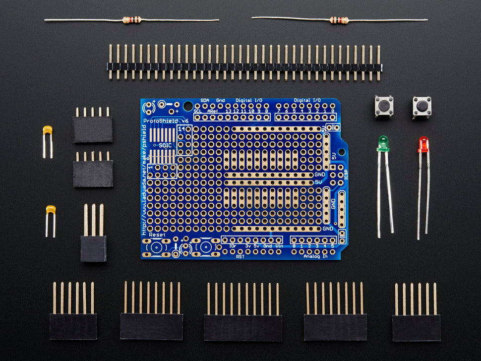 Adafruit Proto Shield for Arduino Kit - Stackable Version R3 — Pi Supply